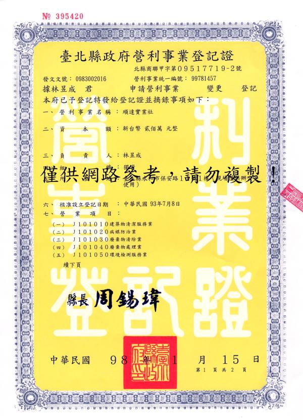 營利事業登記證明文件有哪些 力誠國際 跨境台商財務顧問